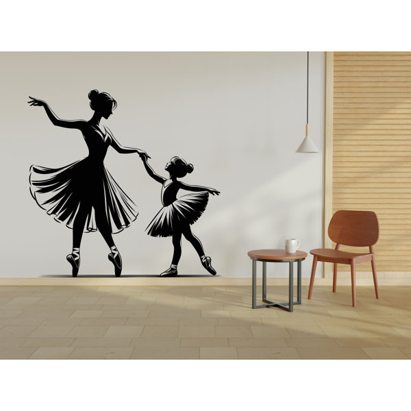 Mercer41 Ballerina Mom Daughter Decor, Ballerina Wall Decal, American ...